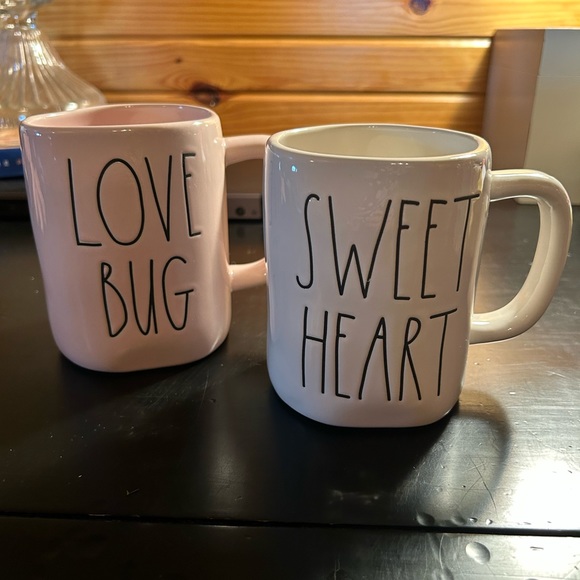 Rae Dunn | Dining | Rae Dunn Love Bug Light Pink Mug Sweet Heart ...